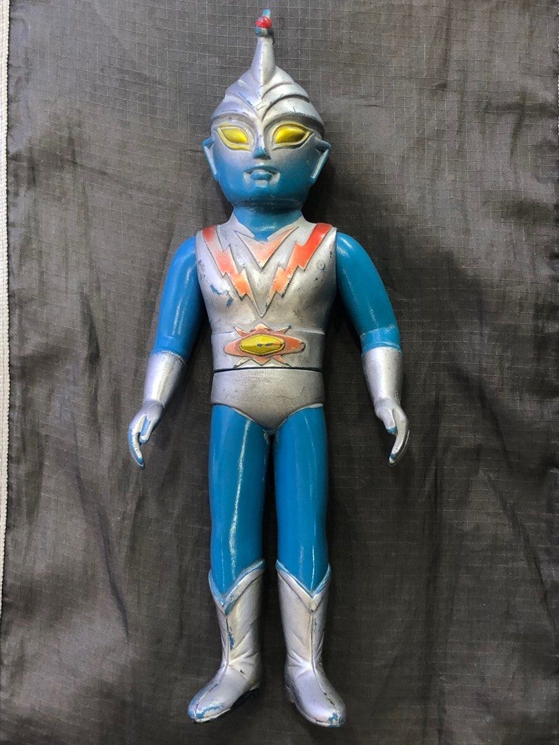 有貨不用問 懷舊特攝 正版 萬年社 流星人間 20 cm 大膠公仔 FIGURE 注意拍賣內容及交收安排 不議價 (東寶POPY搪膠SOFUBI膠品VINYL流星超人KAMEN懞面超人 ...