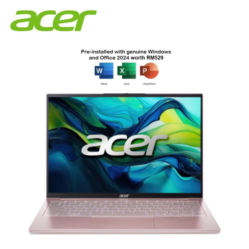 Acer Swift Lite 14 SFL14-54M-72P2/7733 Laptop (Nude Pink/Light Silver ...