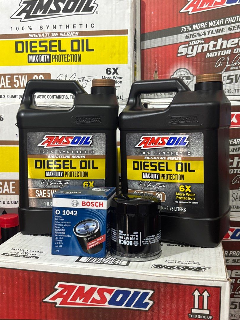 Amsoil Change Oil Bundle For Toyota Fortuner / Hilux / Innova / Hiace ...