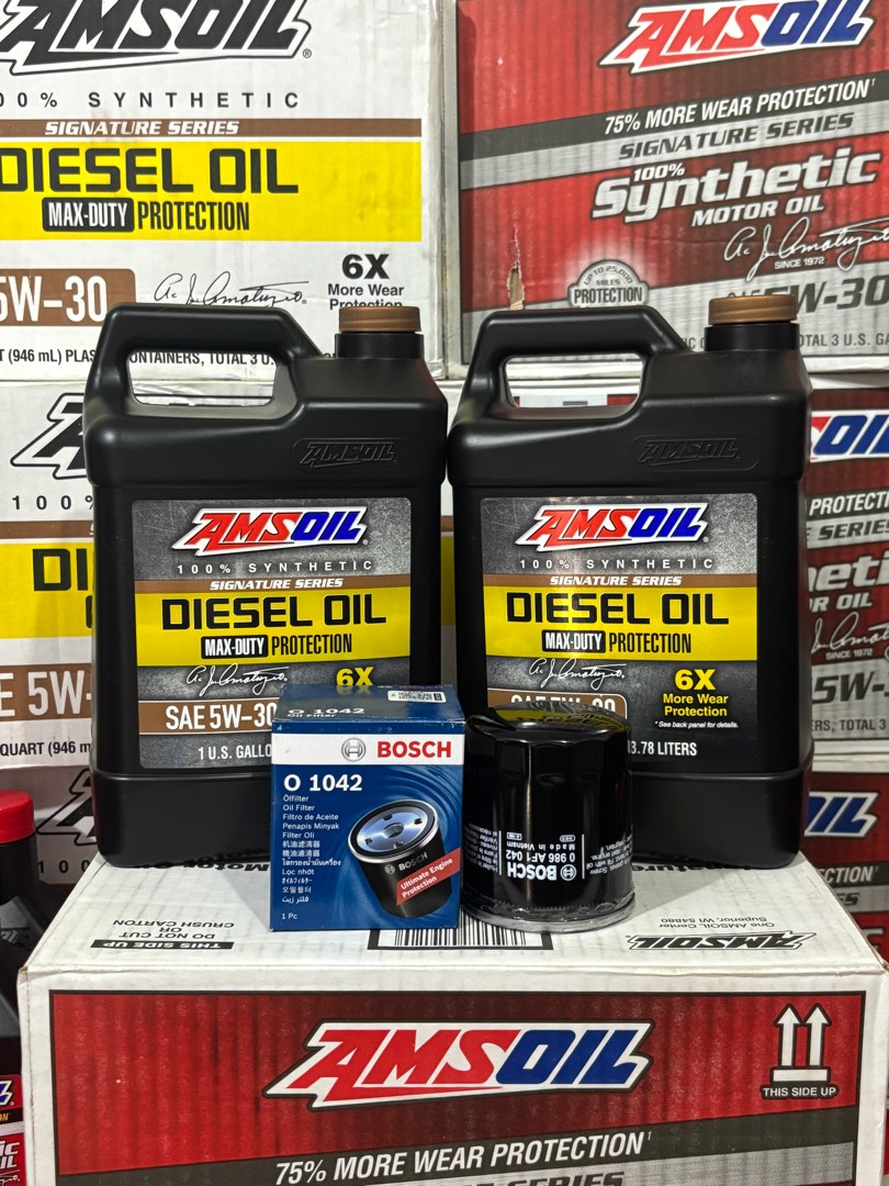 Amsoil Change Oil Bundle For Toyota Fortuner / Hilux / Innova / Hiace ...