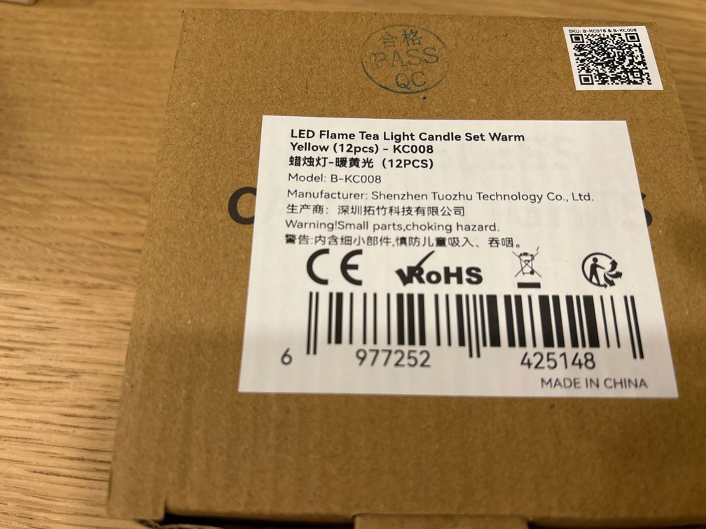 Bambu lab-LED flame tea light candle set, Furniture & Home Living ...