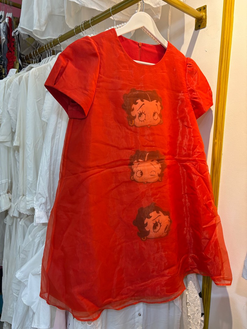 Betty Boop Chiffon Dress, Women's Fashion, Dresses & Sets, Dresses on ...