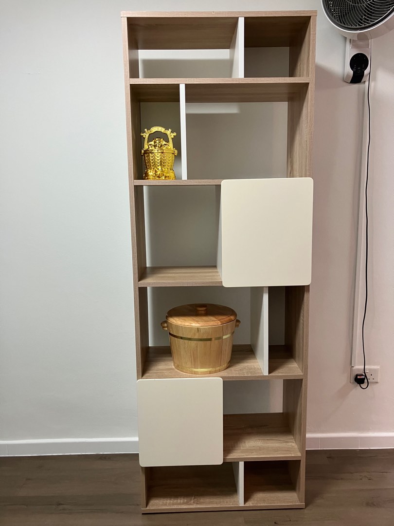 Bookshelf, tall display shelf storage shelves and cabinet, Furniture ...