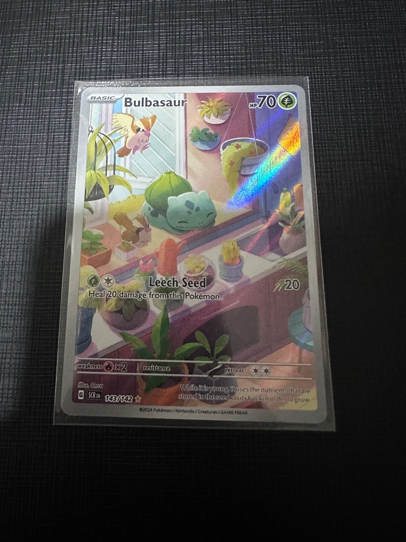 Bulbasaur IR sv07, Hobbies & Toys, Toys & Games on Carousell