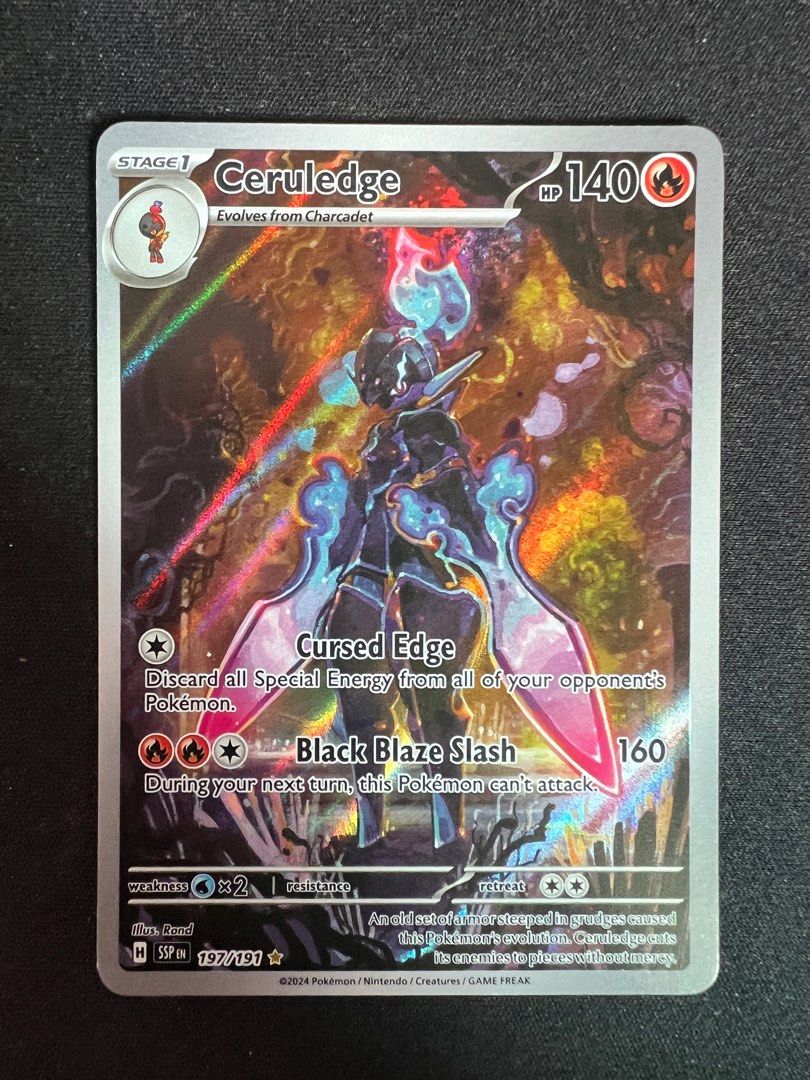 Ceruledge #197 Pokemon Surging Sparks, Hobbies & Toys, Toys & Games on ...