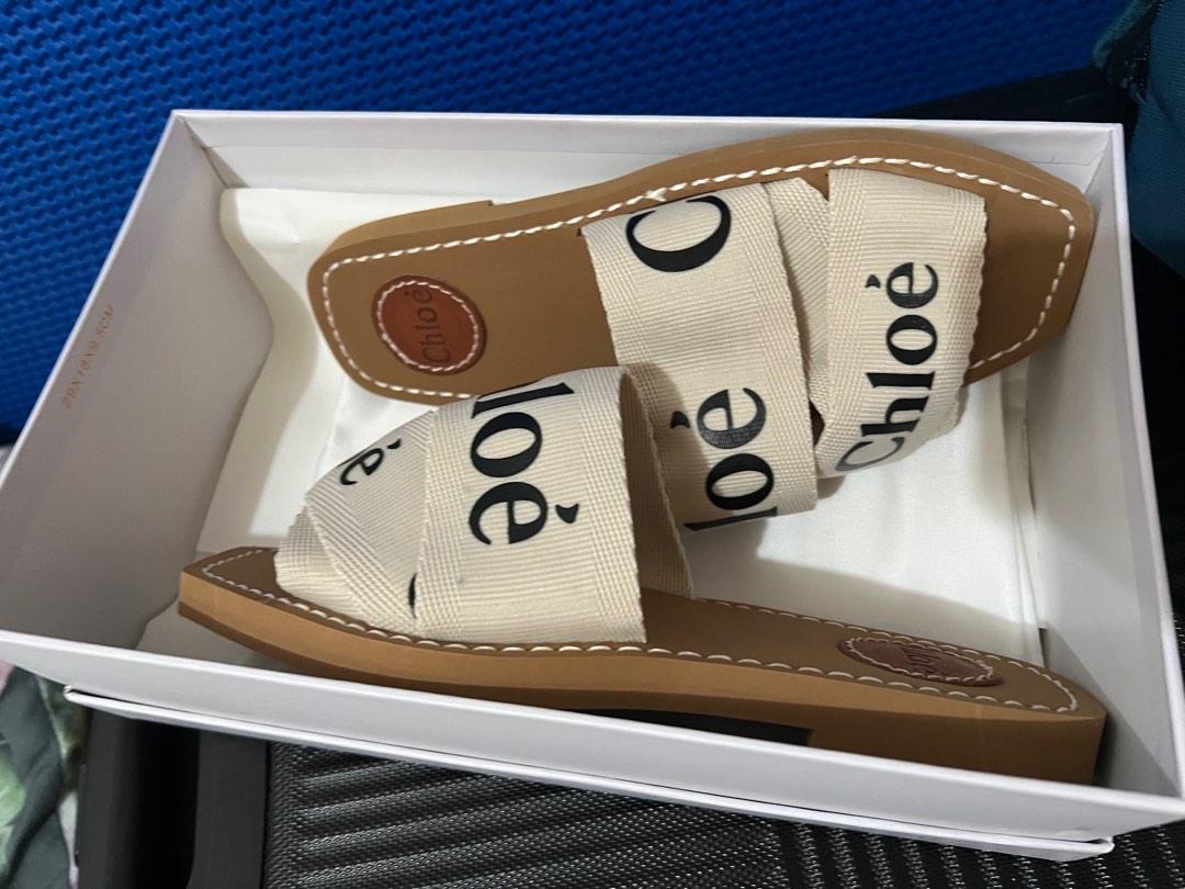 Chloe Slides, Women's Fashion, Footwear, Flats & Sandals on Carousell