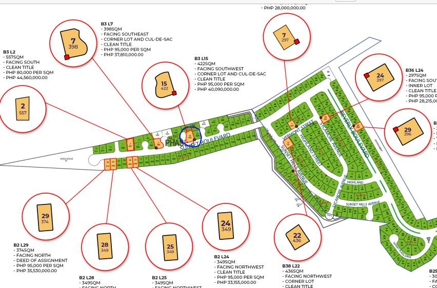 CLEAN TITLE Alabang West lot for sale 422 sqm near tennis court Alabang ...