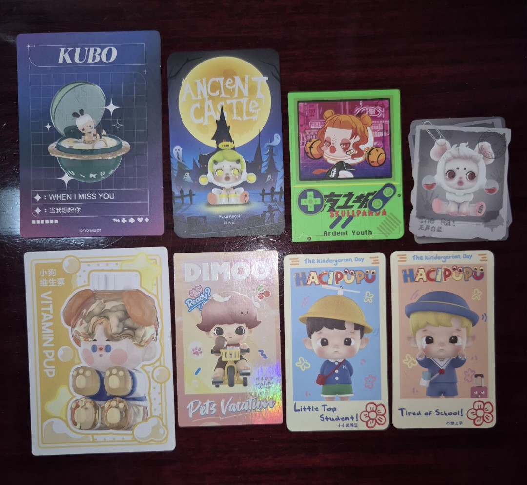 CLEARANCE WTS POPMART skullpanda kubo dimoo hacipupu pinojelly, Garage ...