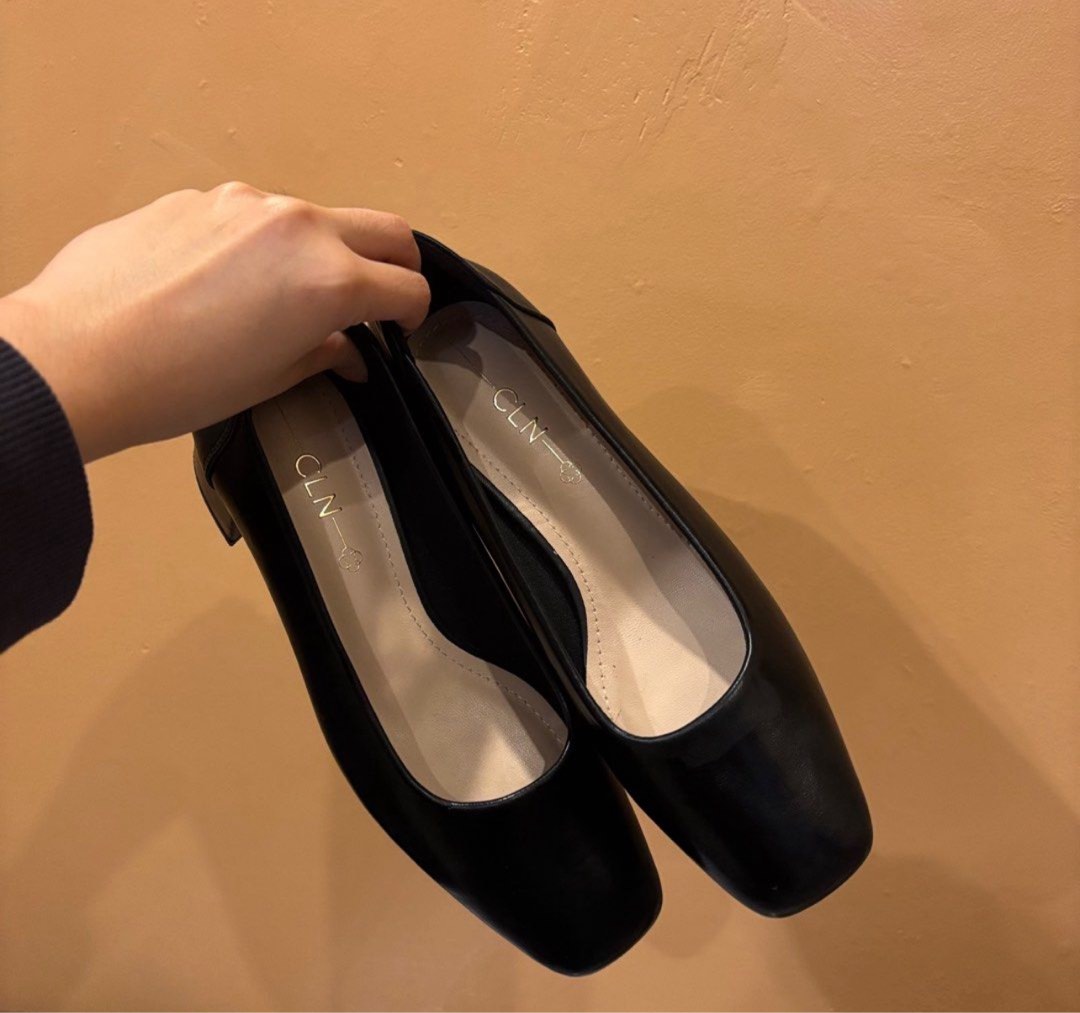 CLN black heeled shoes (size 35), Women's Fashion, Footwear, Heels on ...