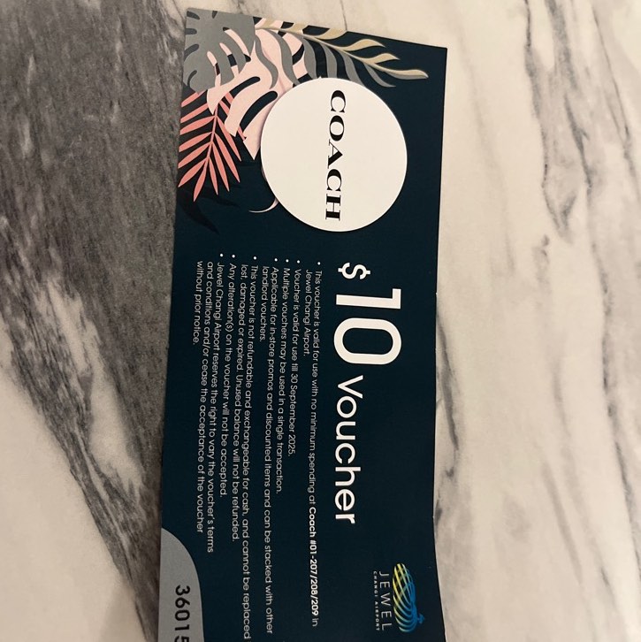 Coach voucher, Tickets & Vouchers, Vouchers on Carousell