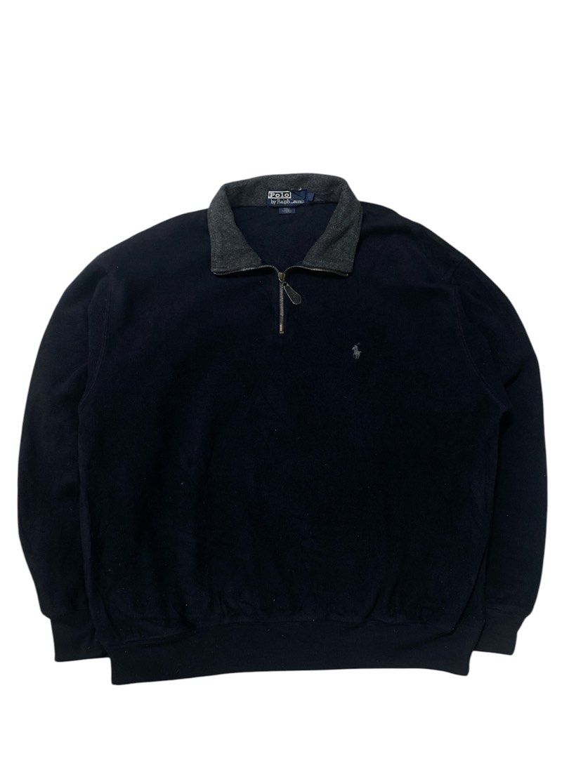COMBO 2 HELAI POLO RALPH LAUREN HALFZIPPER HALF ZIPPER HALFZIP HALF ZIP HZ Polo RL rl, Men's ...