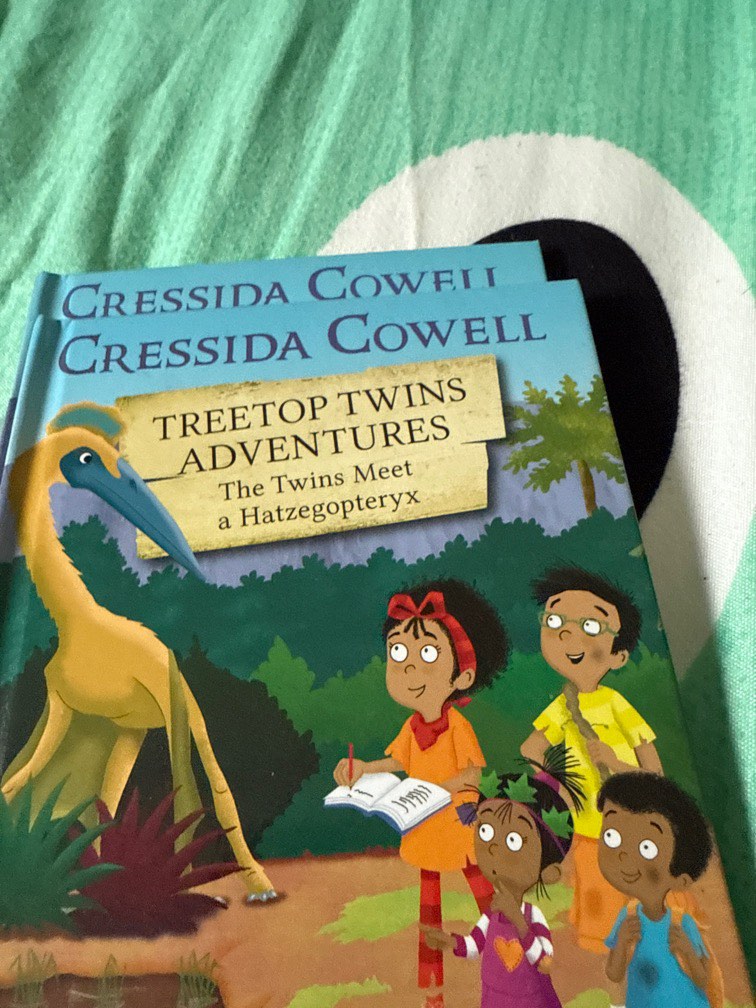 Cressida Cowell Treetop Twins Adventures The Twins Meet a Hatzegopteryz ...
