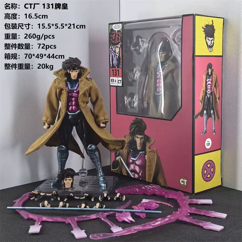 CT TOYS GAMBIT COMIC VERSION SAME SCALE AS MAFEX GAMBIT, Hobbies & Toys ...