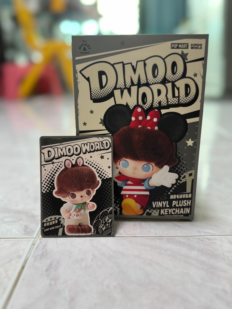 全新正版Dimoo x Disney 迪士尼 Chip n Dale 奇奇與蒂蒂, 興趣及遊戲, 玩具 & 遊戲類 - Carousell