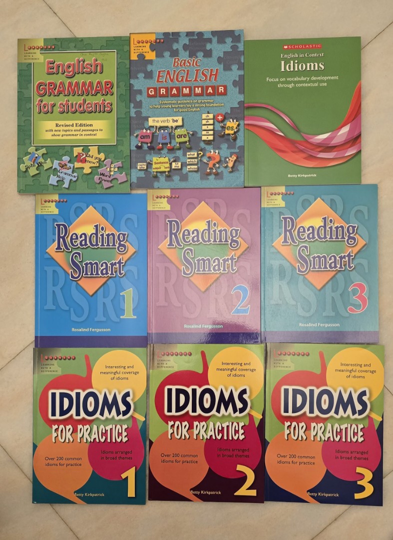 English Grammar & Idioms Bundle - Primary School, Garage Sale on Carousell