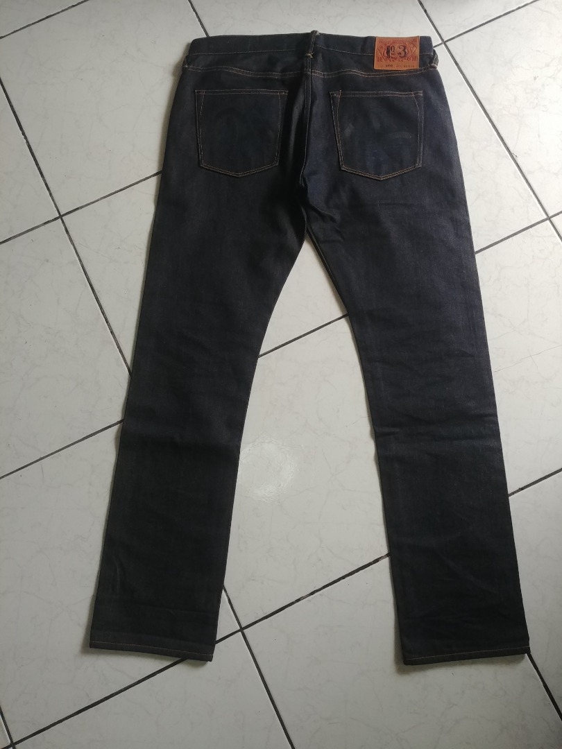 japan evisu 34 a selvedge jeans, Men's Fashion, Bottoms, Jeans on Carousell