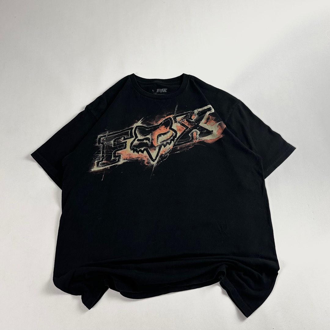 FOX RACING TEE Y2K like fubu jnco y2k southpole dogtown ecko jorts baggy jeans jnco kikwear ...