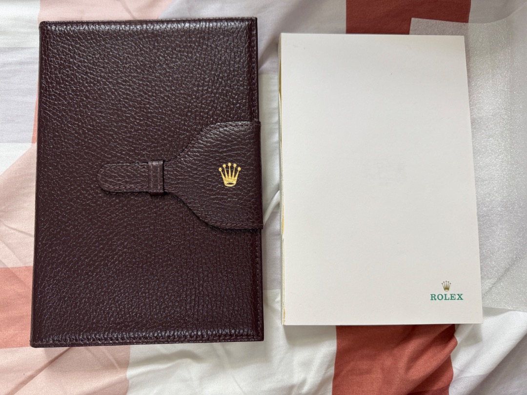 FS Rare Brand New Rolex 18038 / 18238 Daydate President Notebook Cover ...