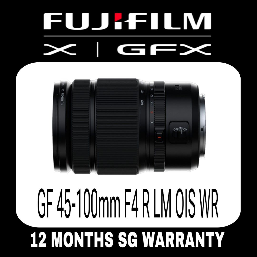 FUJI GF 45-100MM F4 R LM OIS WR LENS FUJIFILM GF45-100MM, Photography ...