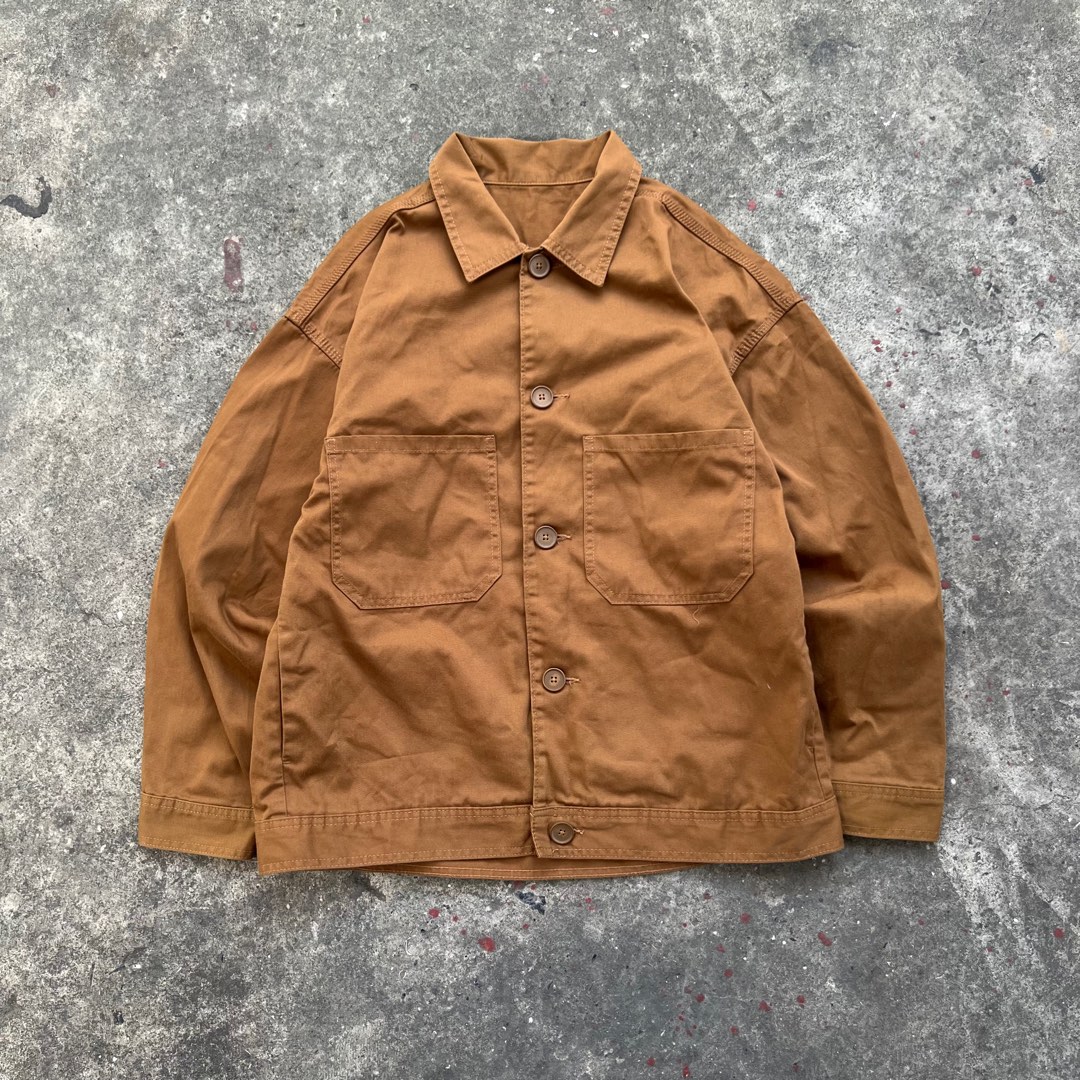 GU Chef Jacket, Men's Fashion, Coats, Jackets and Outerwear on Carousell