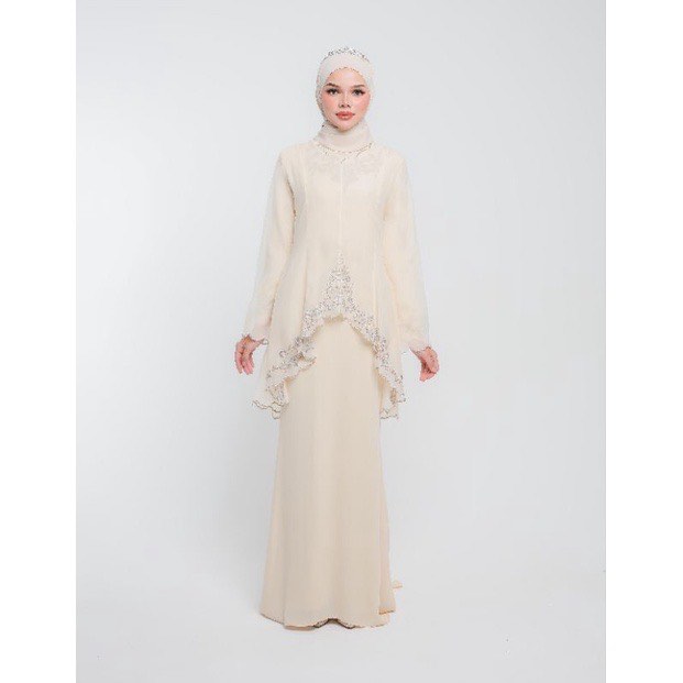 Hijabistahub Fahara Dress Labuh for Tunang, Sanding, Women's Fashion ...