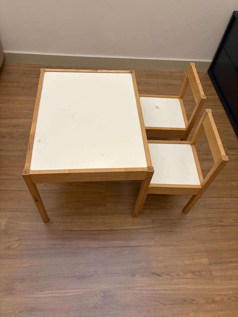 Ikea LATT Table and Chair Set, Furniture & Home Living, Furniture ...