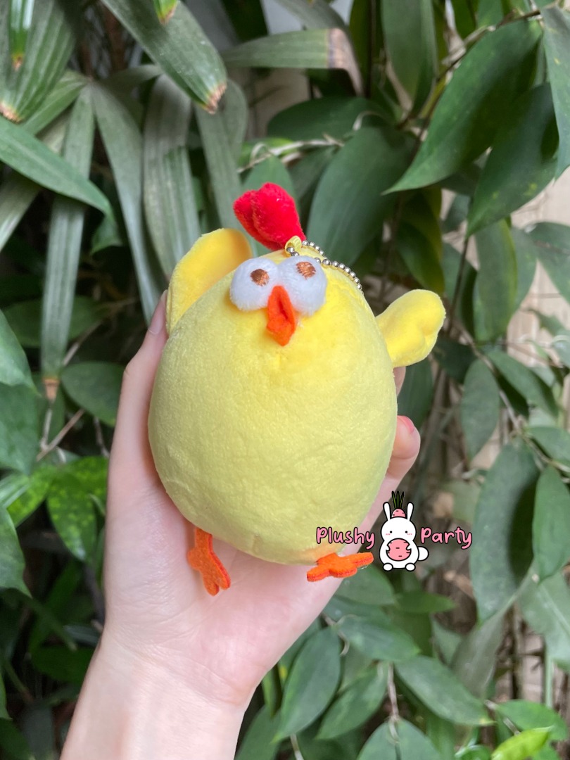 [INSTOCK] Small Yellow Chiki | Chicks Chickens Keychain Miniso Chikis ...