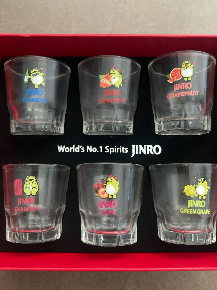 JINRO SOJU SHOT GLASS SET, Furniture & Home Living, Kitchenware ...