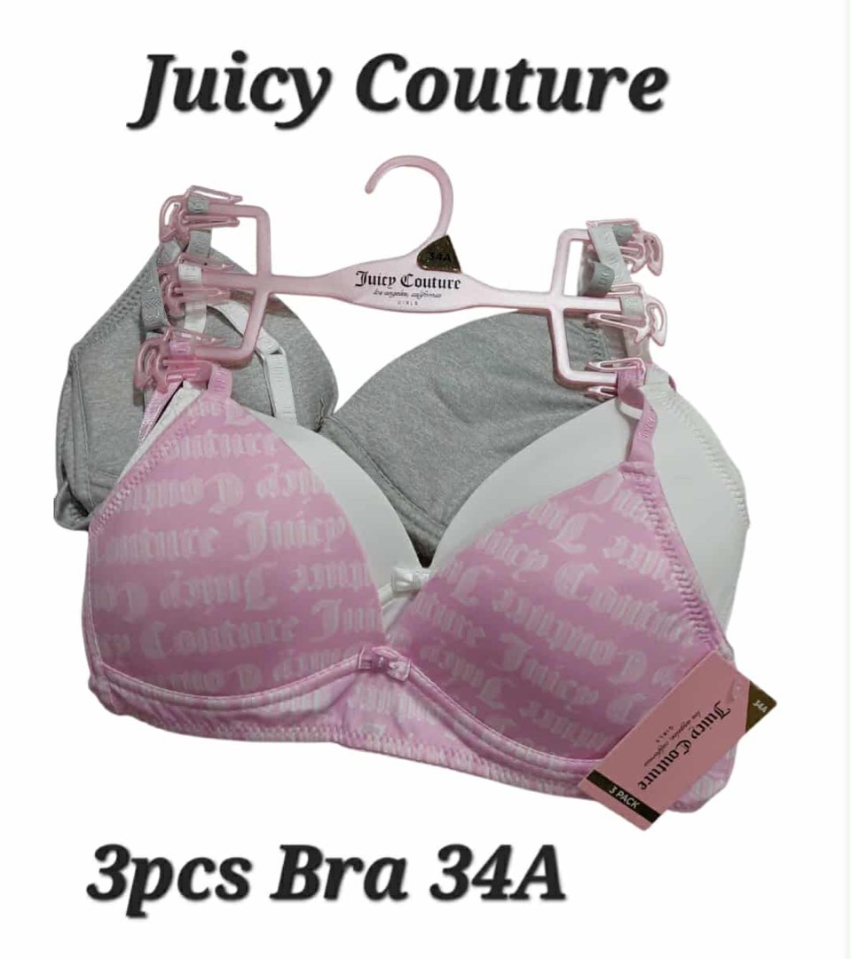 Juicy Couture Bra trio set, Women's Fashion, Undergarments & Loungewear ...