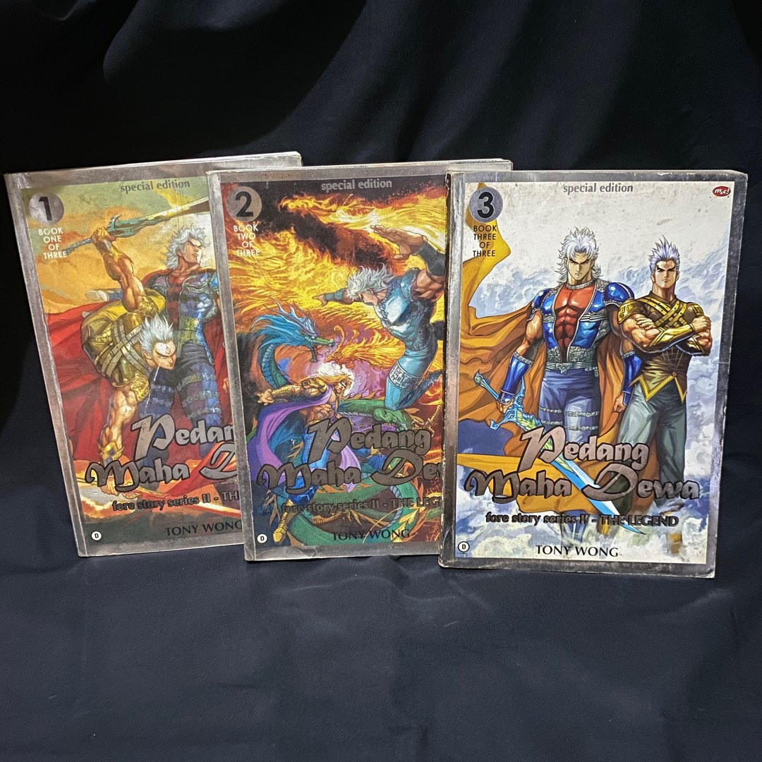 Komik Pedang Maha Dewa Fore Story Series II Book1-3 Tony Wong, Buku ...