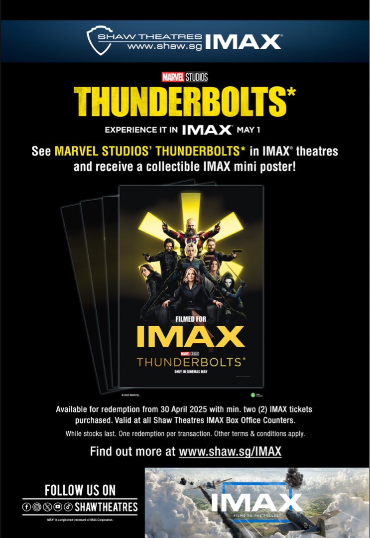 LF Marvel Thunderbolts IMAX Poster, Hobbies & Toys, Memorabilia ...