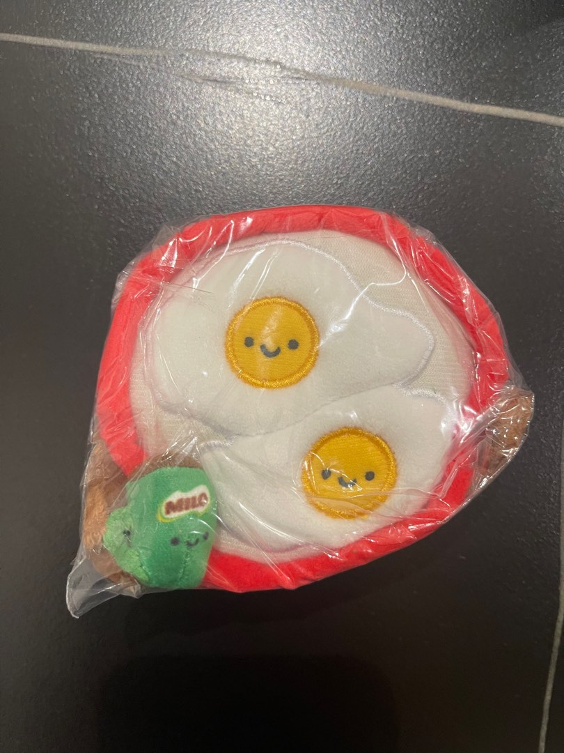 Milo Soft Boiled Eggs Plush Toy, Hobbies & Toys, Toys & Games on Carousell