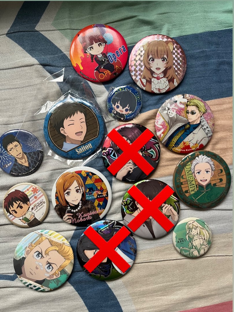 Official Anime Badges (Mixed), Hobbies & Toys, Collectibles ...