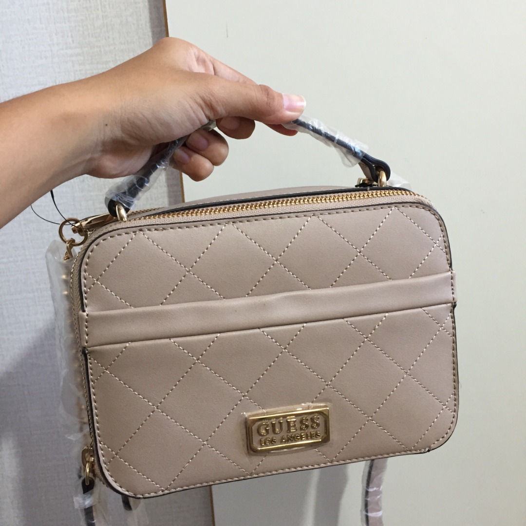 Original Guess Mirabelli double zip crossbody, Women's Fashion, Bags ...