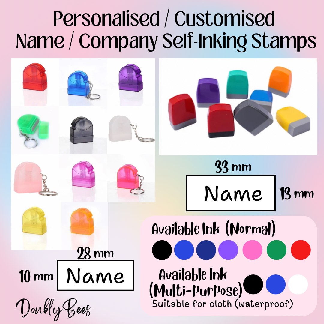 Personalised / Customised Name / Company Stamps/ Chop /, Hobbies & Toys ...