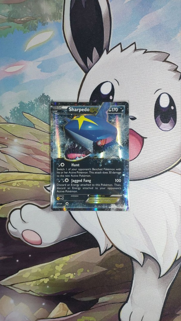 Pokemon Sharpedo Ex #91/160 from Xy primal clash vintage pack, Card ...