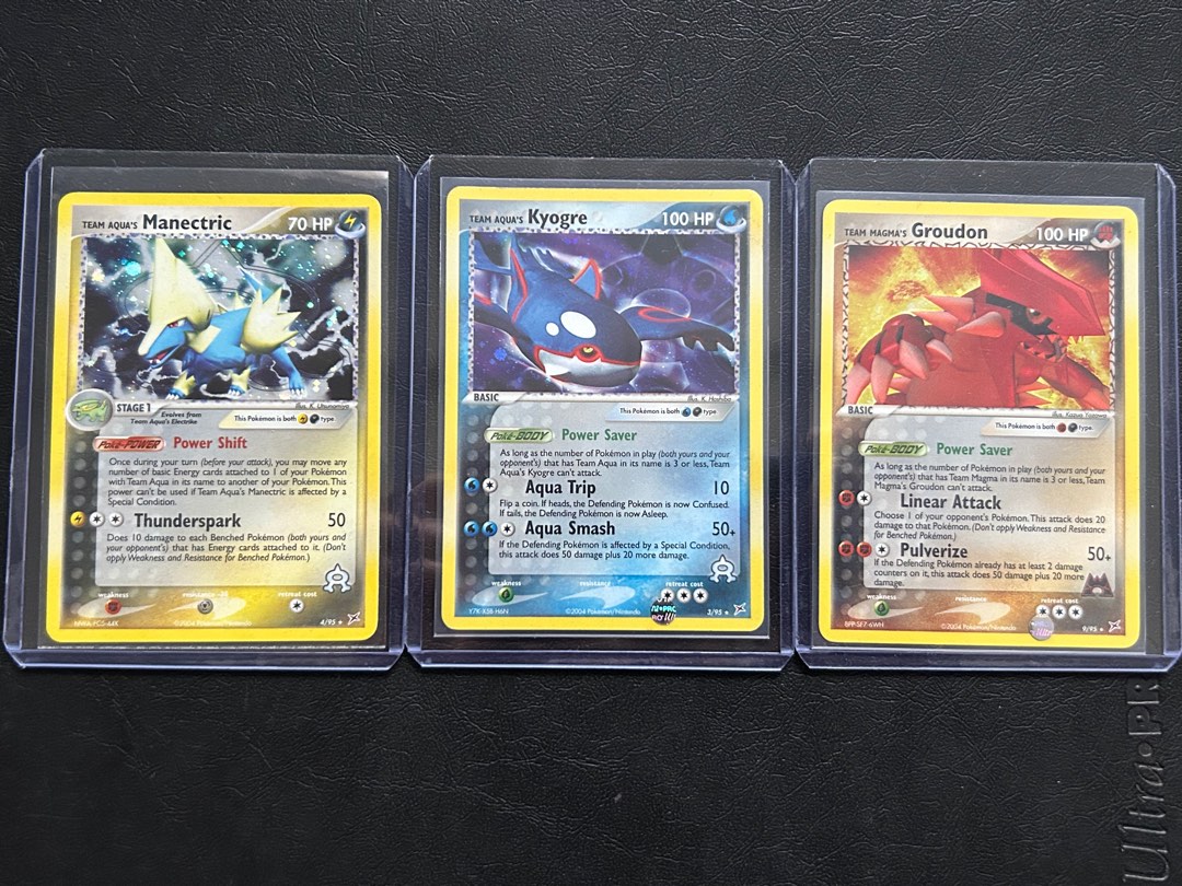 Pokémon Team Magma’s Groudon Team Aqua’s Kyogre and Manectric, Hobbies ...