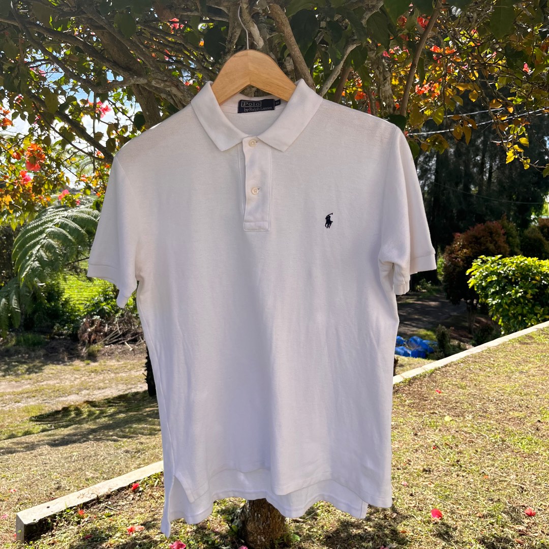 Polo Ralp Laurent, Fesyen Pria, Pakaian , Atasan di Carousell