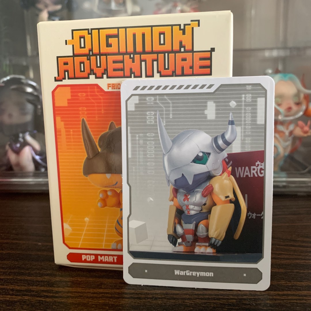 POP MART DIGIMON ADVENTURE FRIDGE MAGNET WARGREYMON, Toys ...