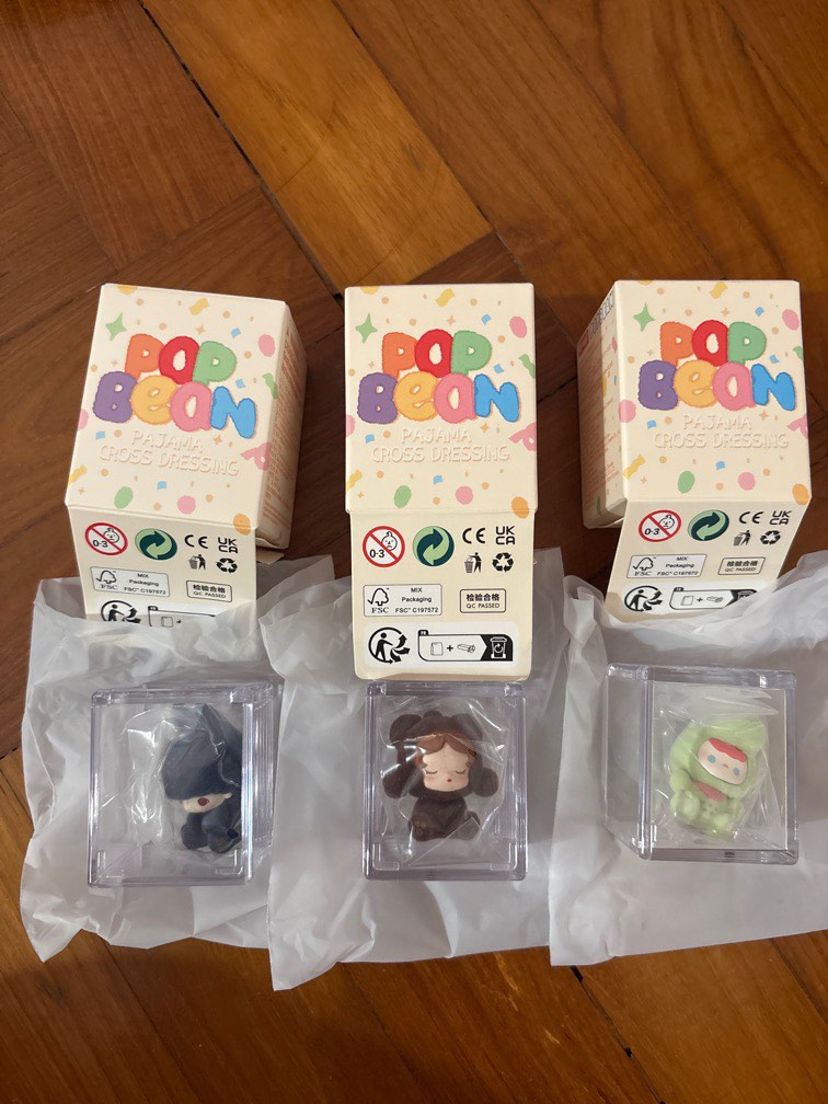 POPMART PAJAMA PARTY POPBEAN, Hobbies & Toys, Toys & Games on Carousell