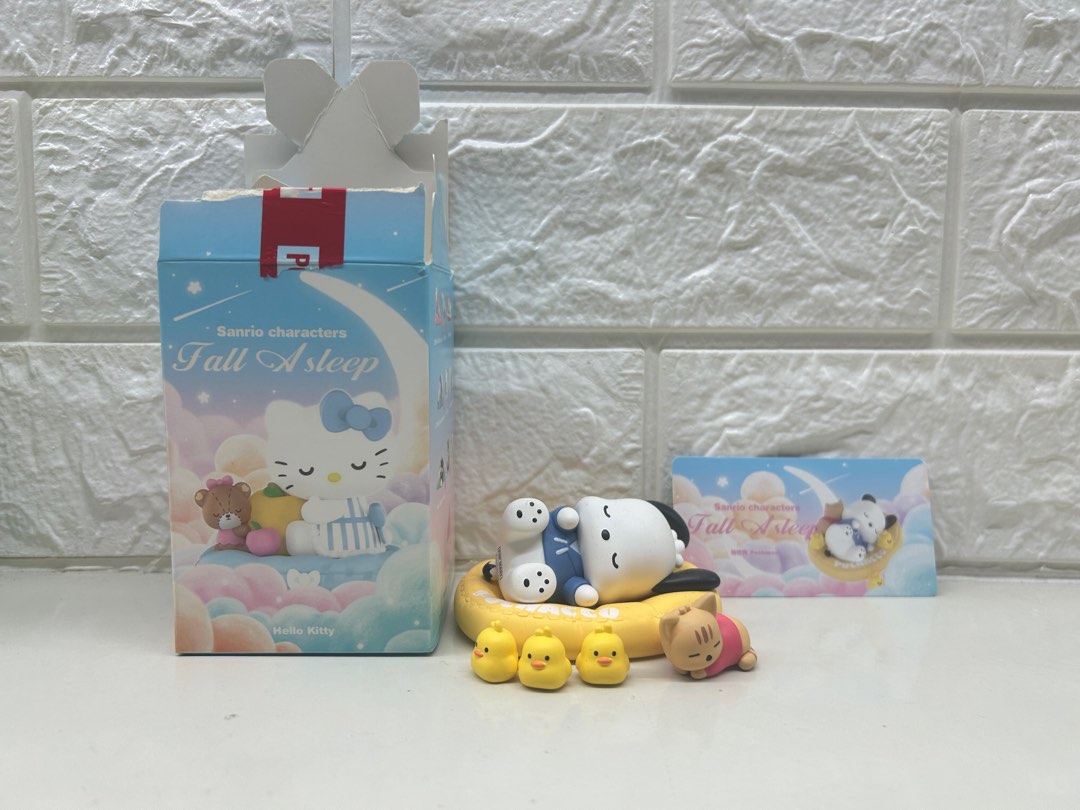 Popmart Sanrio Fall Asleep Pochacco figure, Hobbies & Toys, Toys ...
