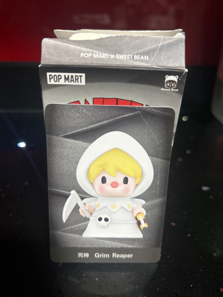 Popmart Sweetbean Spooky tales - Grim Reaper, Hobbies & Toys, Toys ...