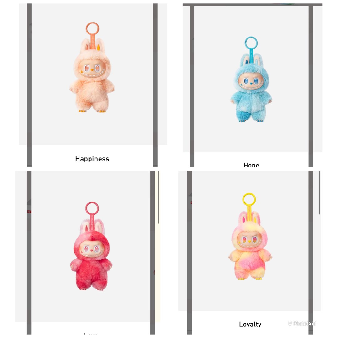 Popmart V3 Labubu Loyalty / Happiness / Hope / Love, Hobbies & Toys ...