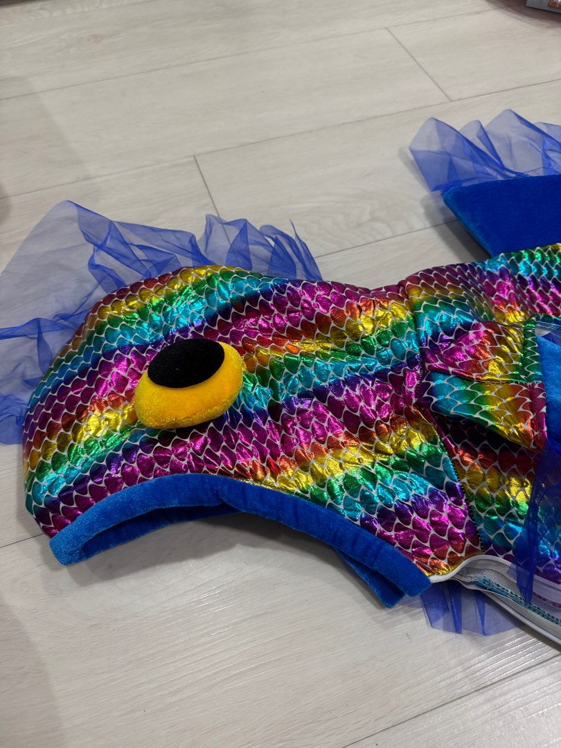 Rainbow fish costume, Babies & Kids, Babies & Kids Fashion on Carousell