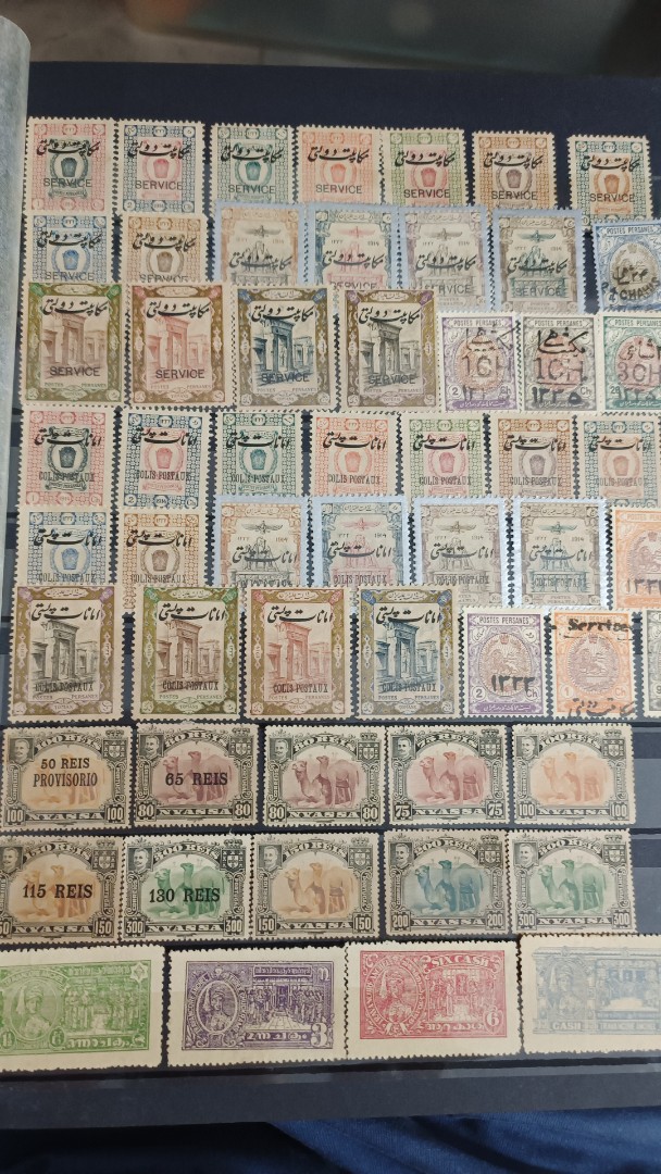 Rare collection of stamps Navasa Island Iran middle east assorted ...