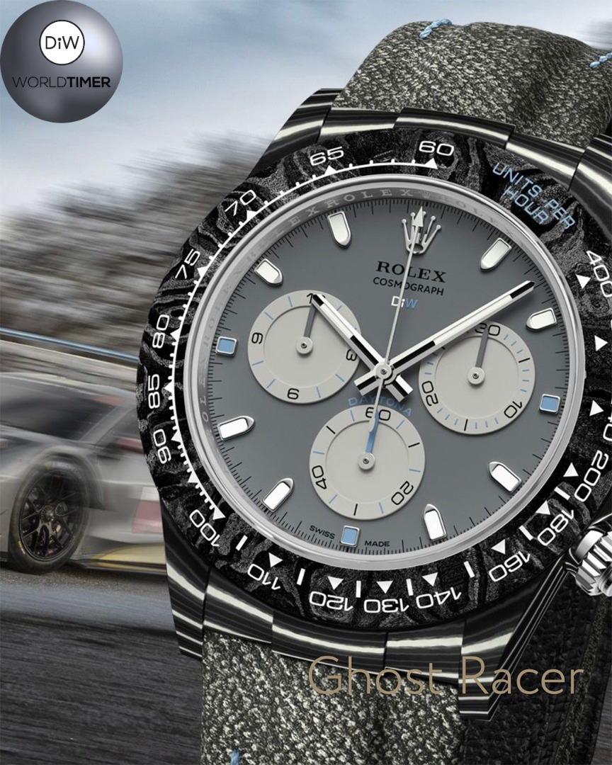 Rolex Daytona DiW "GHOST RACER" 專為賽車運動而生的 DiW 勞力士地通拿 (Retail: €58990 ...