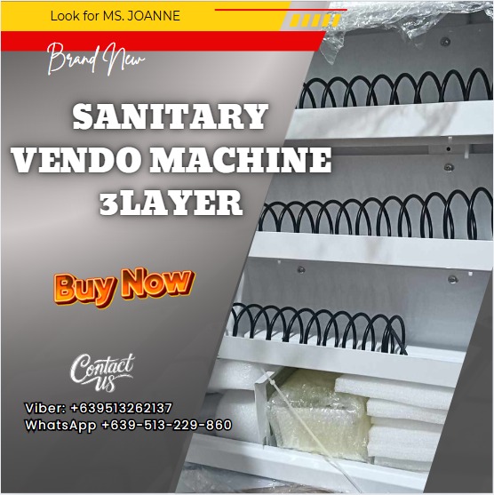 Sanitary vendo machine 3layer, Everything Else, Others on Carousell