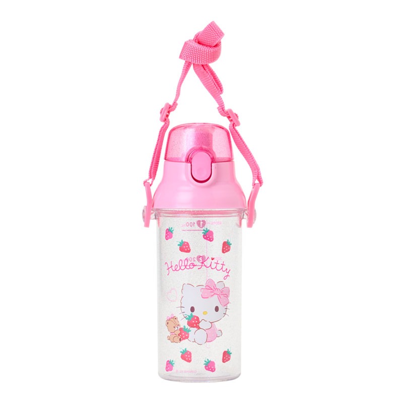 Sanrio 日本正版 Hello Kitty 兒童透明斜孭水壺 480ml, 兒童＆孕婦用品, 外出用品, 其他外出用品 - Carousell