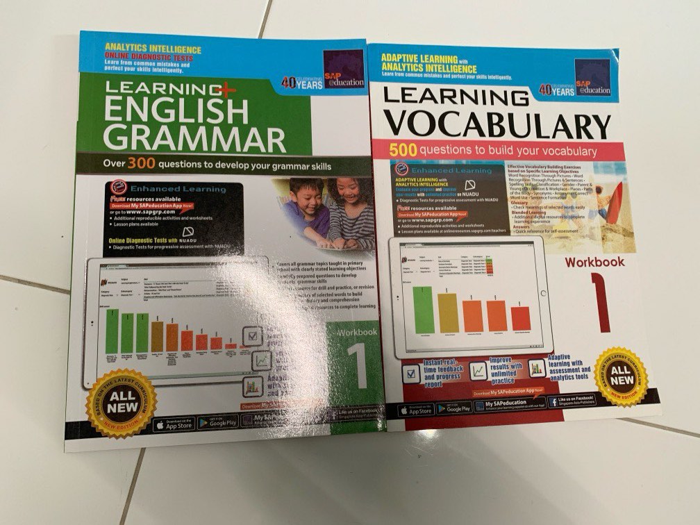 SAP: Primary 1 Learning Vocabulary & Grammar, Hobbies & Toys, Books ...