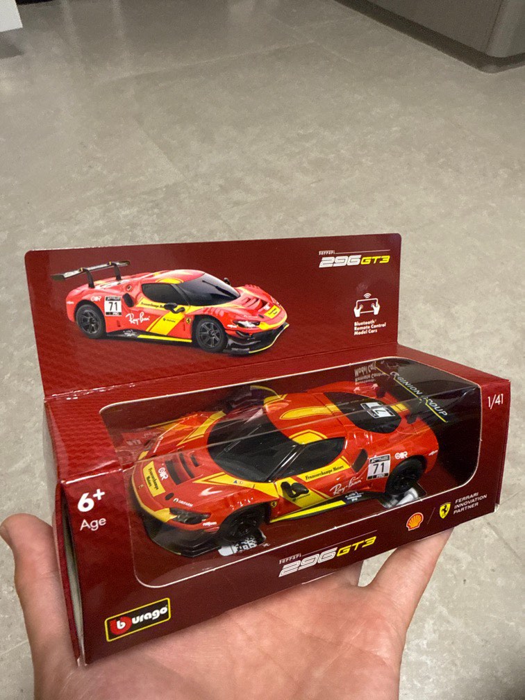 Shell Ferrari 296 GT3, 興趣及遊戲, 玩具 & 遊戲類 - Carousell